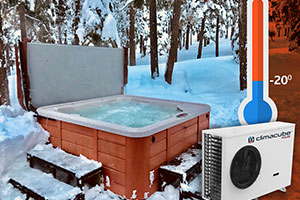 Energy Efficient, Spa Water Heating At -20 Degrees Celsius